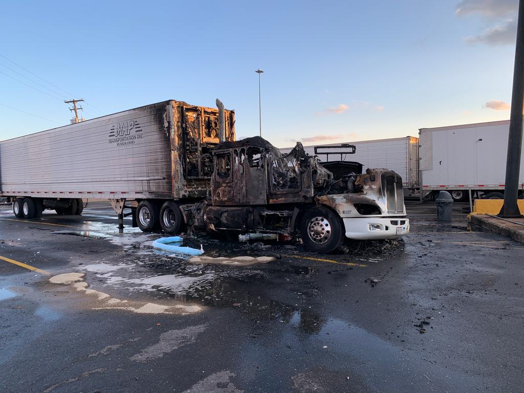 Tractor Trailer Fire - New Kingstown Fire Company