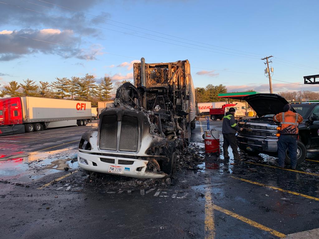Tractor Trailer Fire - New Kingstown Fire Company